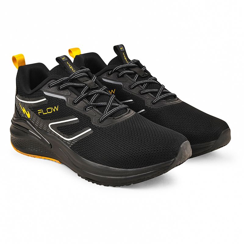 Buy Campus Flow Pro Black Men Running Shoes Online