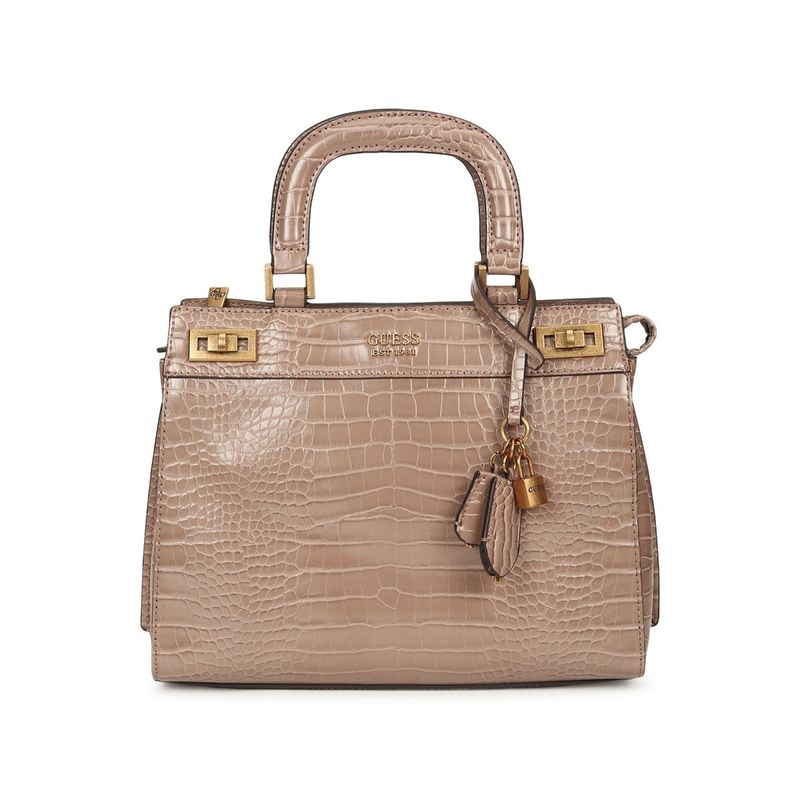 Buy Guess Katey Luxury Satchel Brown Satchels Online