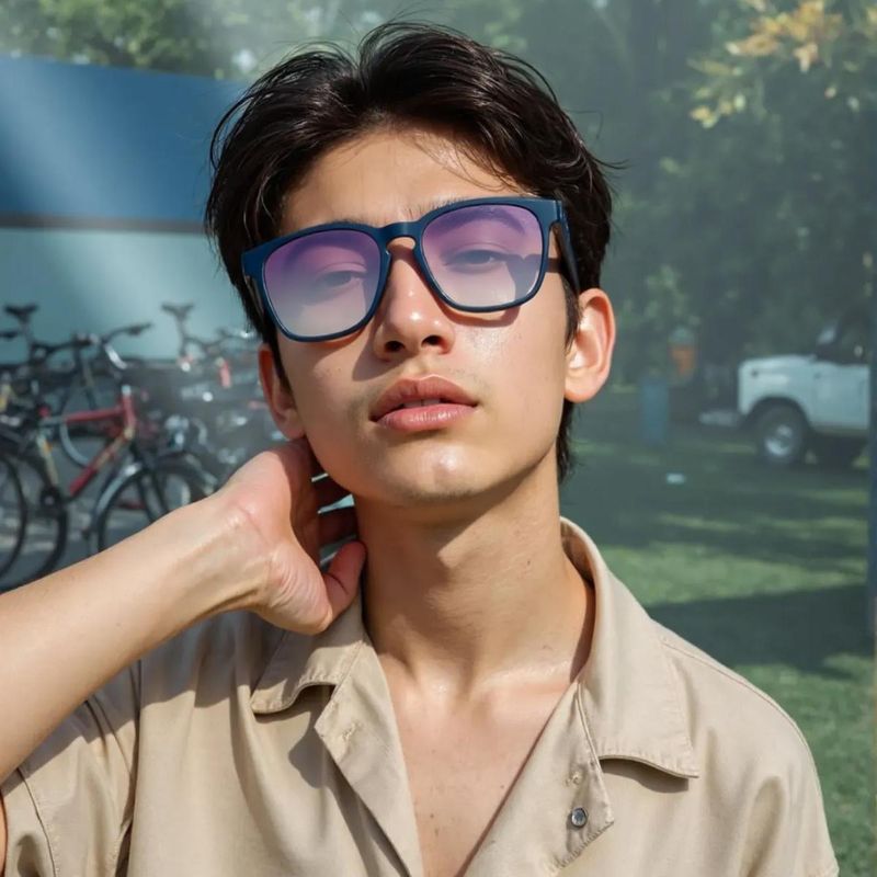 Buy TED SMITH Unisex Grey Graded Premium Italian Tr90 Sunglasses with ...
