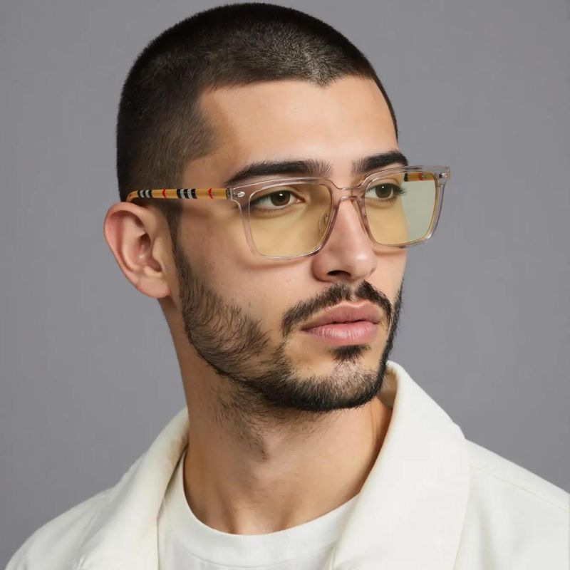 Buy TED SMITH Unisex Light Brown Premium Italian Acetate Sunglasses ...