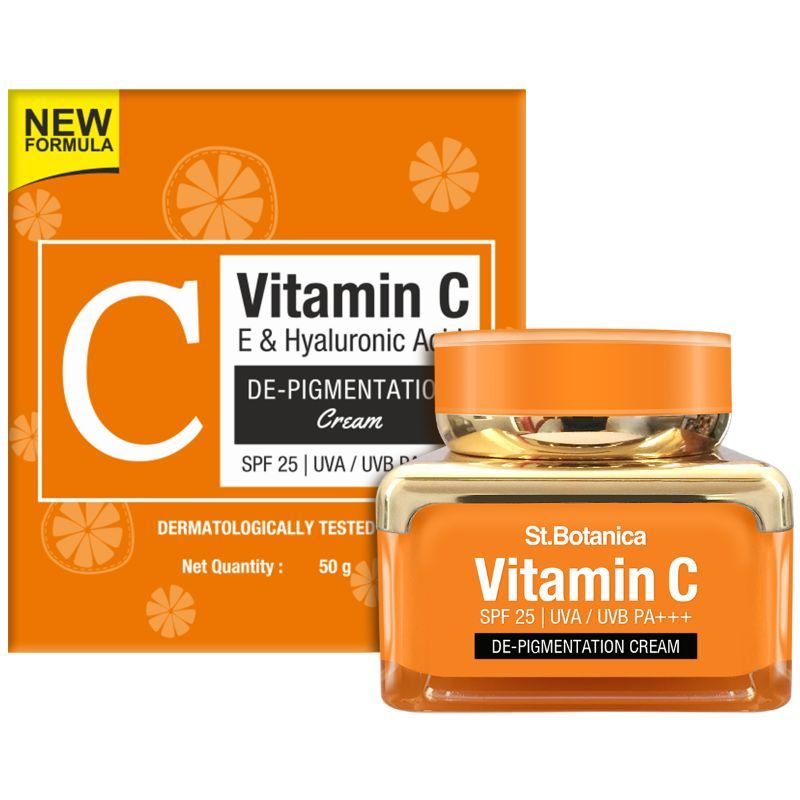Buy St.Botanica Vitamin C, E & Hyaluronic Acid Depigmentation Cream Online