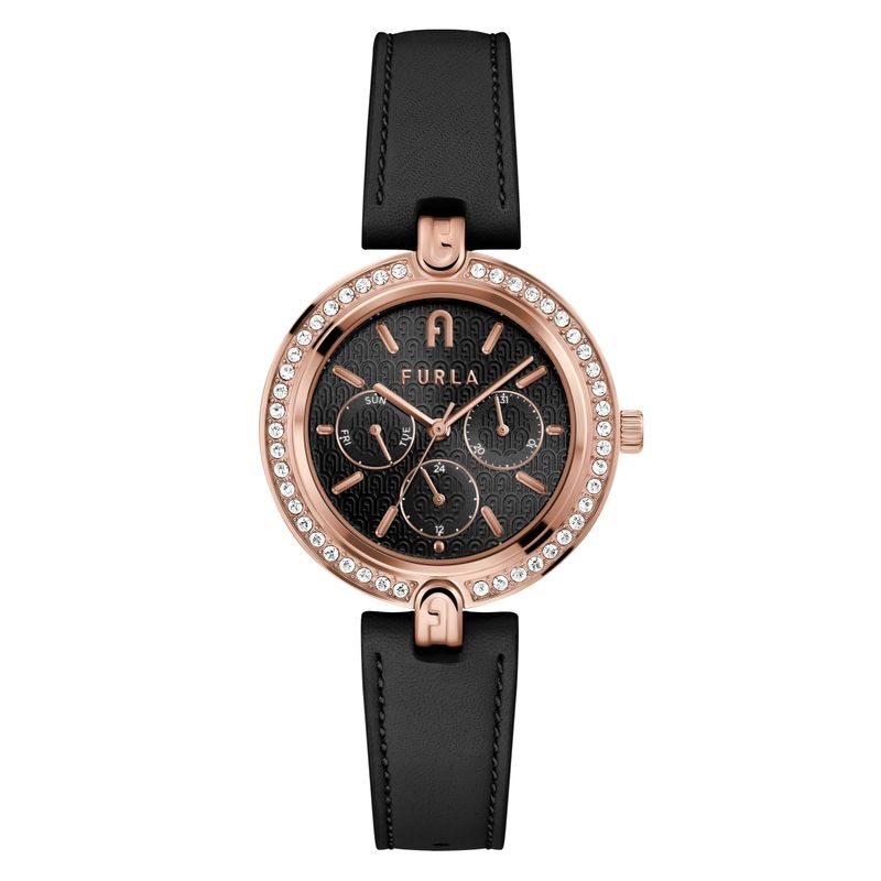 Buy Furla Analog Multifunction Black Dial Women Watch - WW00030002L3 Online