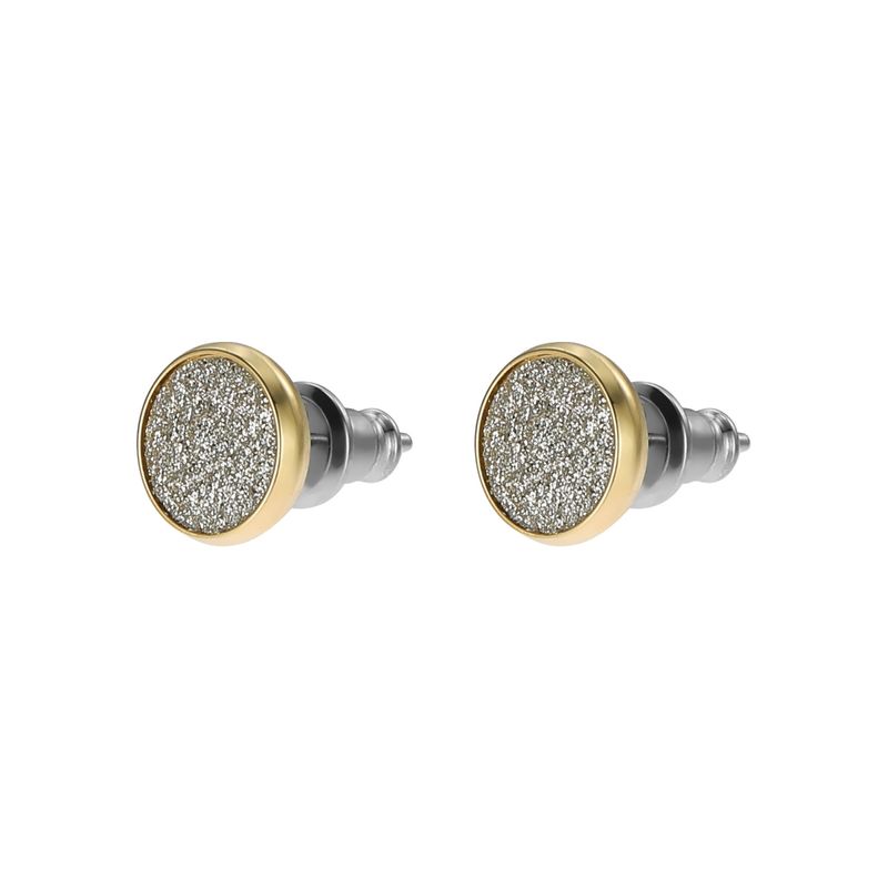 Buy Fossil Hazel Two Tone Studs Earring JOF01039710 Online