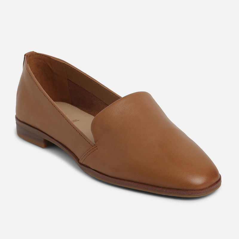 Buy Aldo Veadith Leather Cognac Solid Loafers Online
