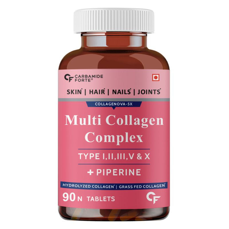 Carbamide Forte Hydrolyzed Multi Collagen Complex Tablets: Buy ...