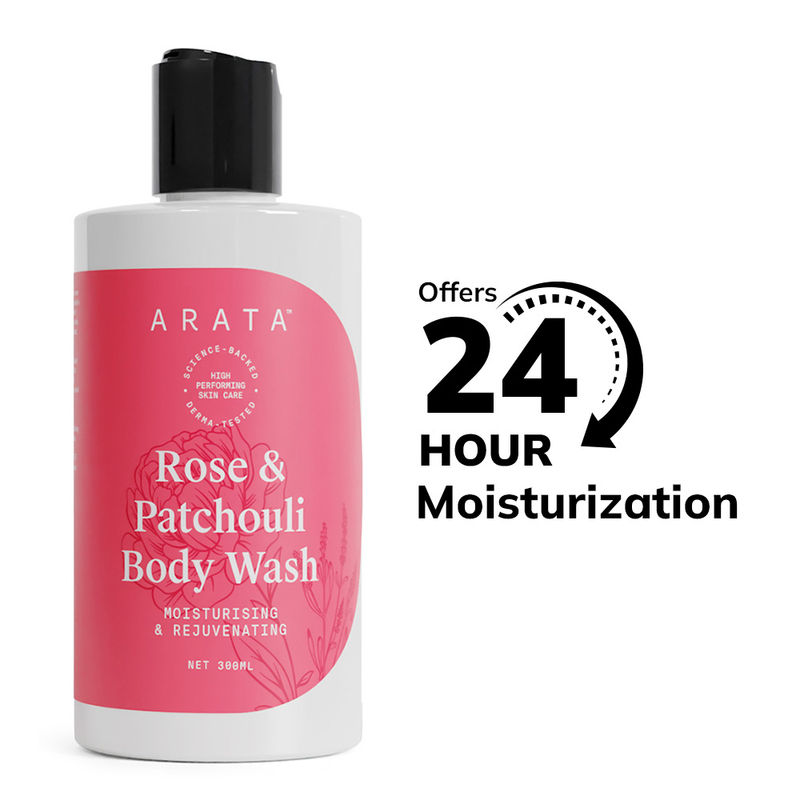 Buy Arata Rose & Patchouli Body Wash For Men & Women Online