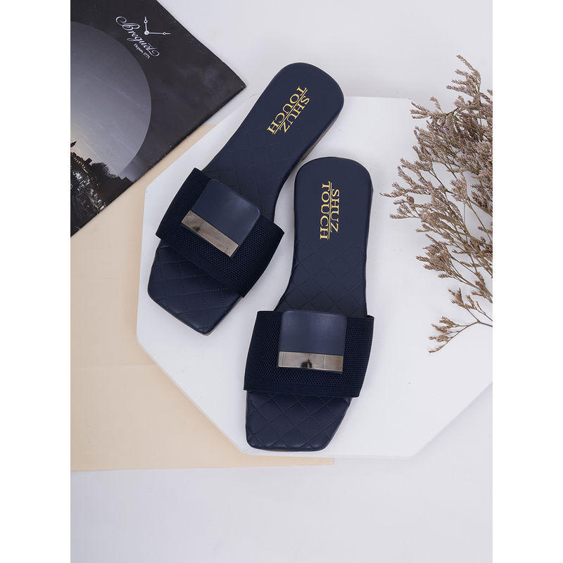 SHUZ TOUCH Square Toe Flats: Buy SHUZ TOUCH Square Toe Flats Online at ...