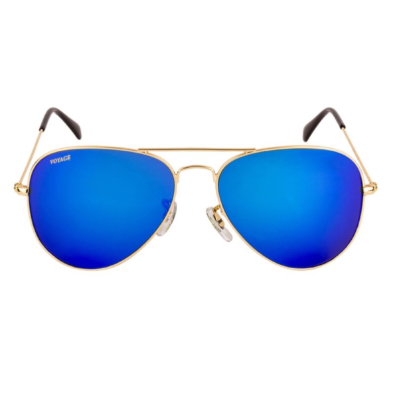Buy Voyage Dark Blue Aviator Sunglass for Unisex (3026MG2739) Online