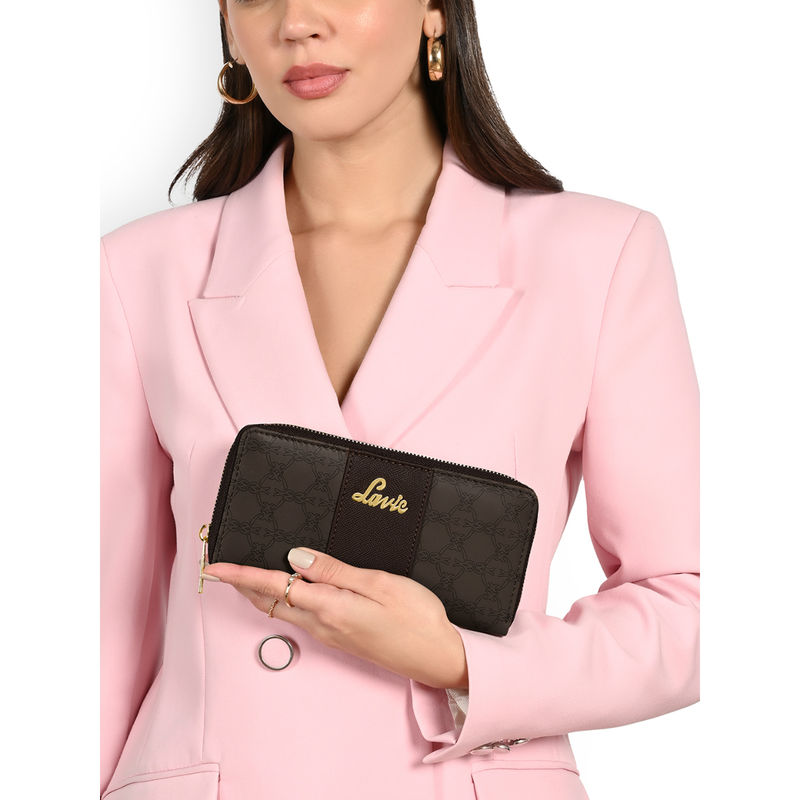 Buy Lavie Womens Brown Mono Wallet (S) Online