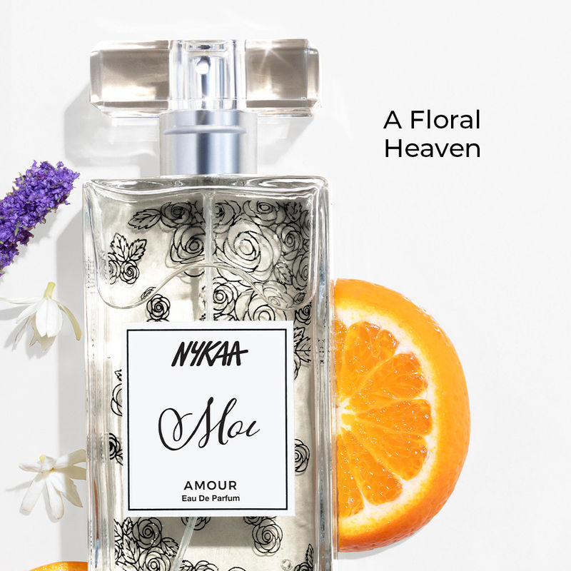 Buy Moi By Nykaa Amour Floral Long Lasting Luxury Perfume with Jasmine ...