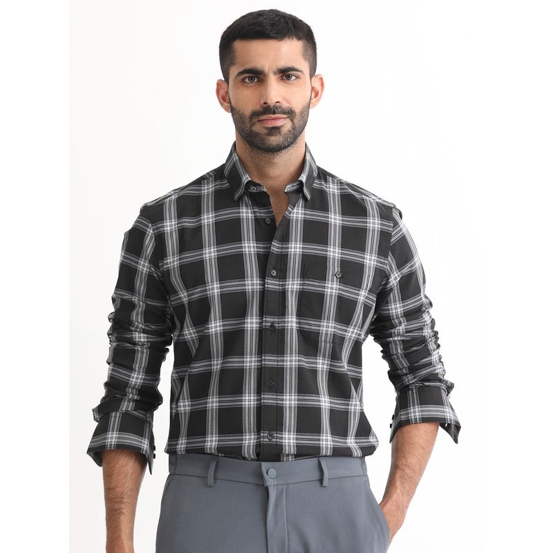 Buy Rare Rabbit Imperial Primary Black Shirt Online