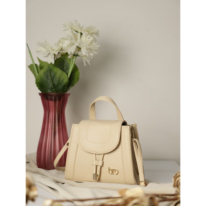 Buy Bagsy Malone Beige Tra Colla Moderna Sling Bag Online