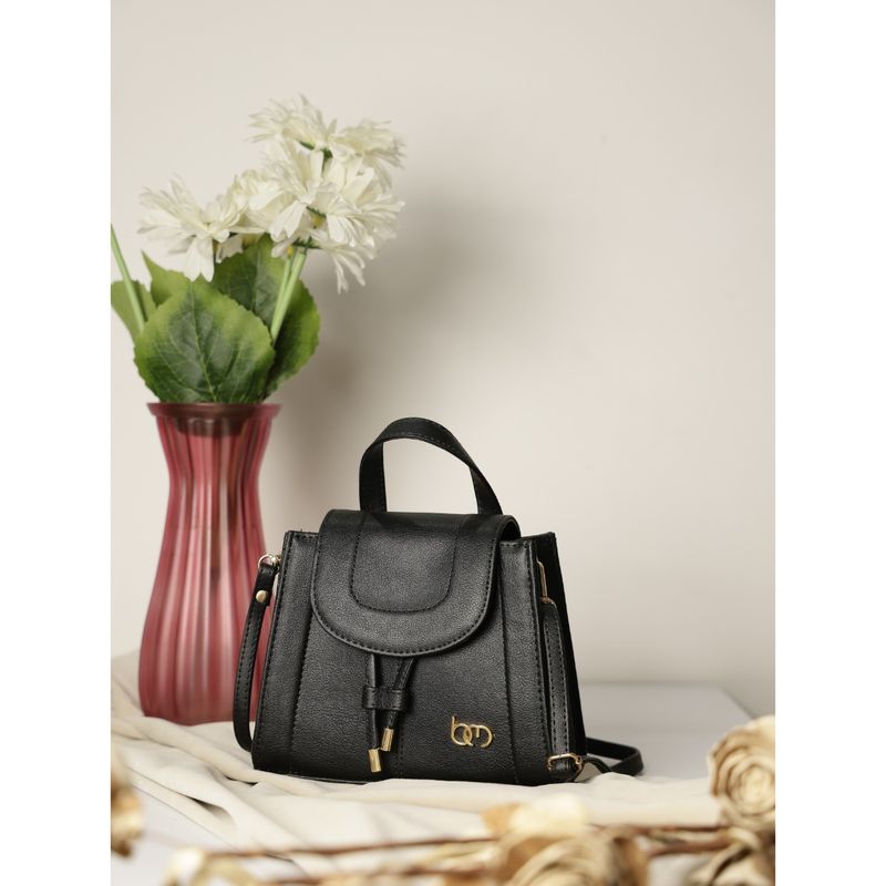 Buy Bagsy Malone Black Tra Colla Moderna Sling Bag Online