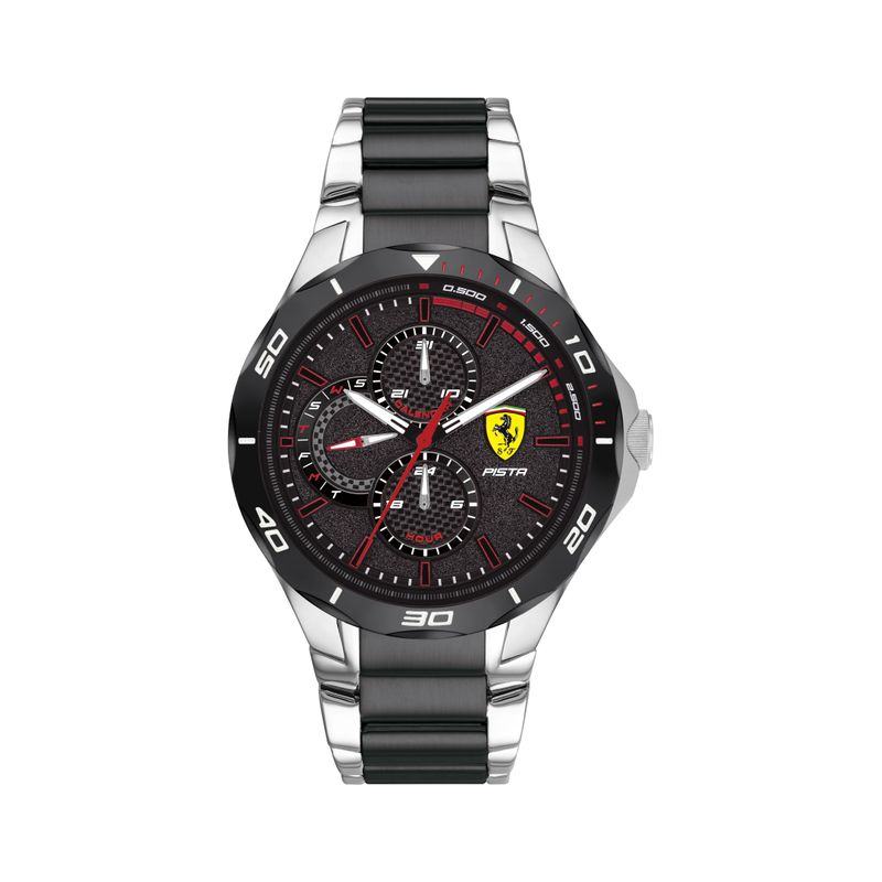 Buy Scuderia Ferrari Pista Analogue Black Round Dial Men's Watch ...