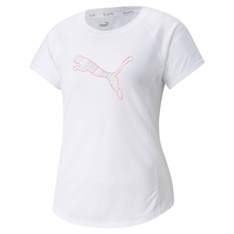 Puma RUN LOGO SS T-shirt - White: Buy Puma RUN LOGO SS T-shirt - White ...