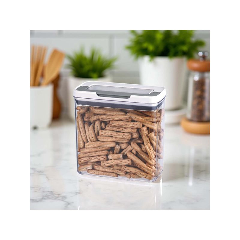 Buy STOR Flip lock Airtight Stackable Dry Food Storage Container 2700Ml ...
