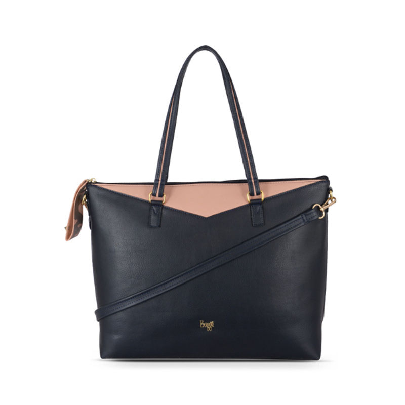 Buy Baggit L Rowie Y G Z Wardy Navy Blue Handbags - (L) Online