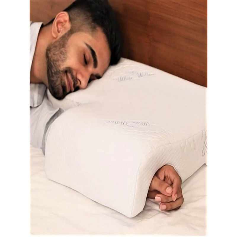 Buy The White Willow Left Side Couple Arm Hug Pillow White Online