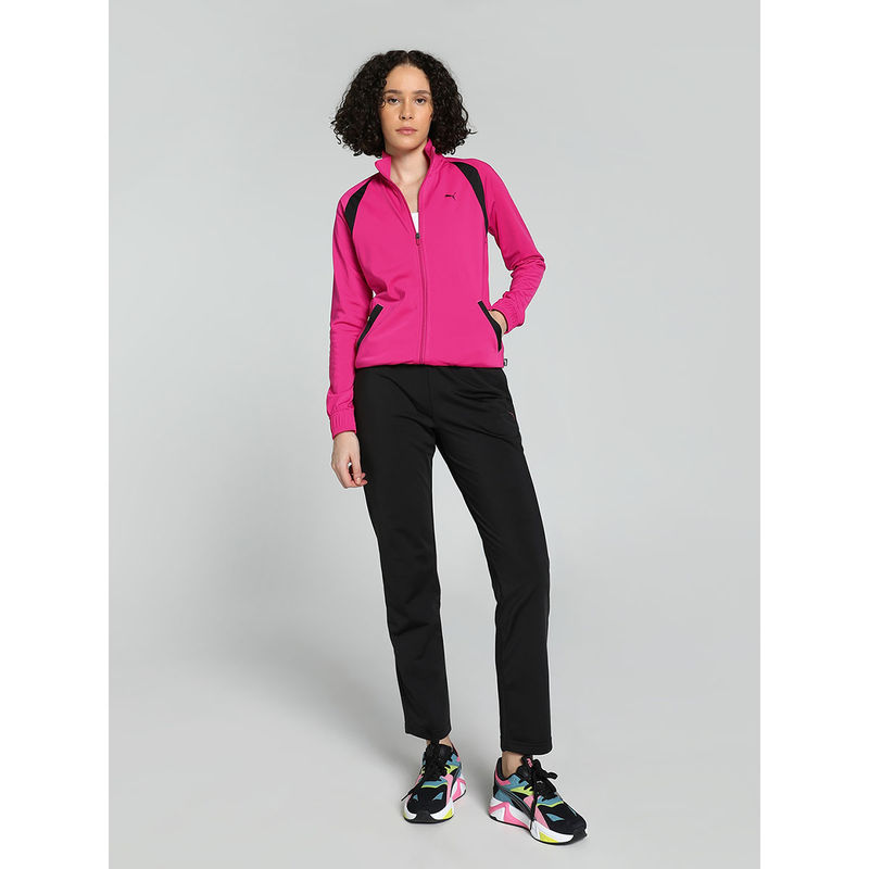 Buy Puma Classic Tricot Op Womens Pink Track Suit (Set of 2) Online