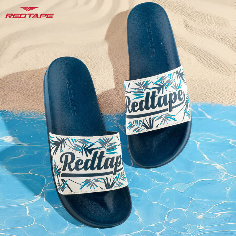 Buy Red Tape Womens EVA Comfort Sliders Teal & White Online