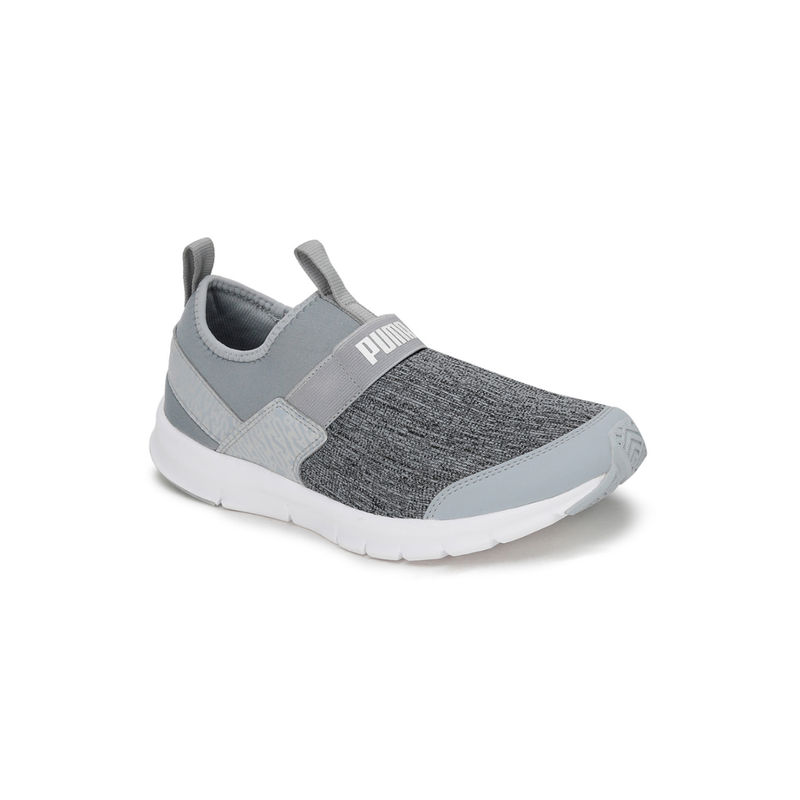 Buy Puma Knit V3 Men Grey Sneakers Online