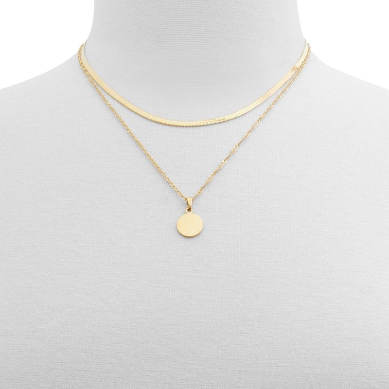 Buy Aldo Gold Statement Necklace Online