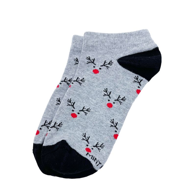 Buy Mint & Oak Red Nose Rudolph Women Christmas Socks Online