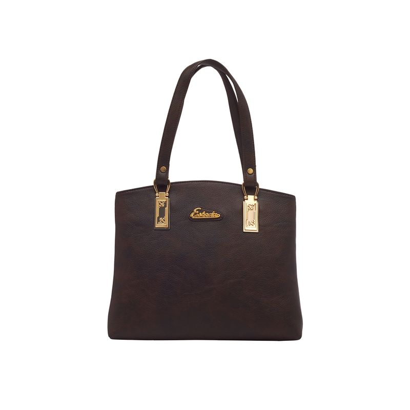 Esbeda Solid Pu Synthetic Fabric Handbag - Brown: Buy Esbeda Solid Pu ...