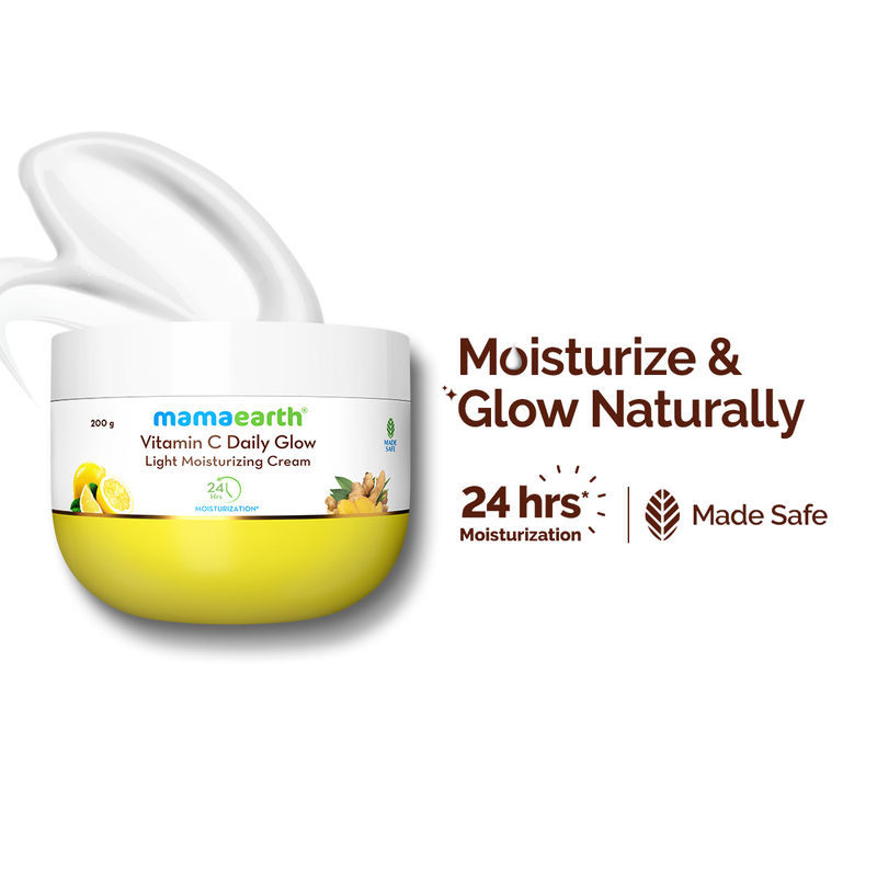 Buy Mamaearth Vitamin C Daily Glow Light Moisturizing Cream Online
