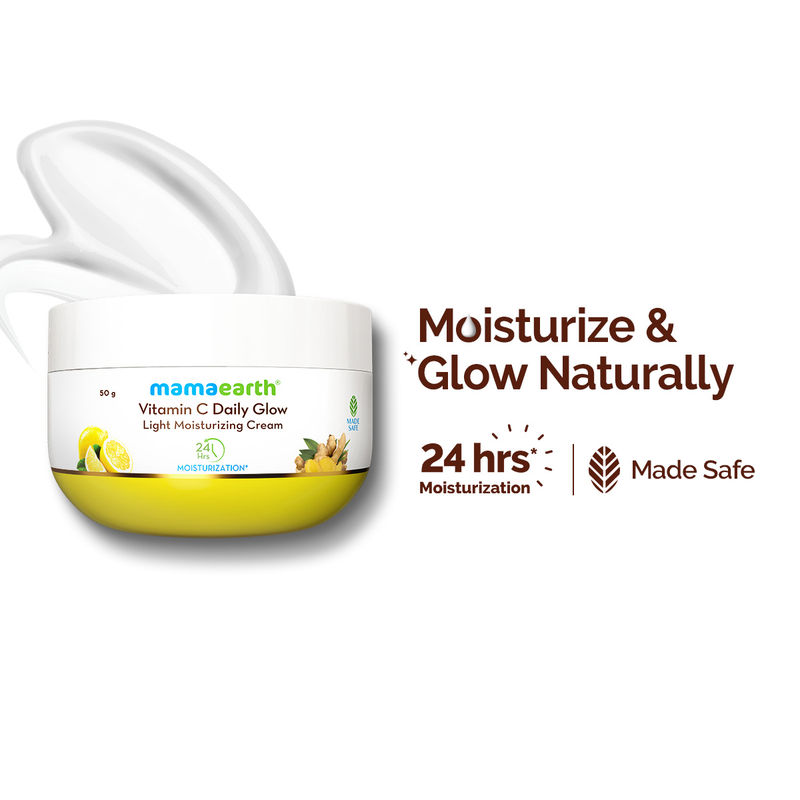 Buy Mamaearth Vitamin C Daily Glow Light Moisturizing Cream Online