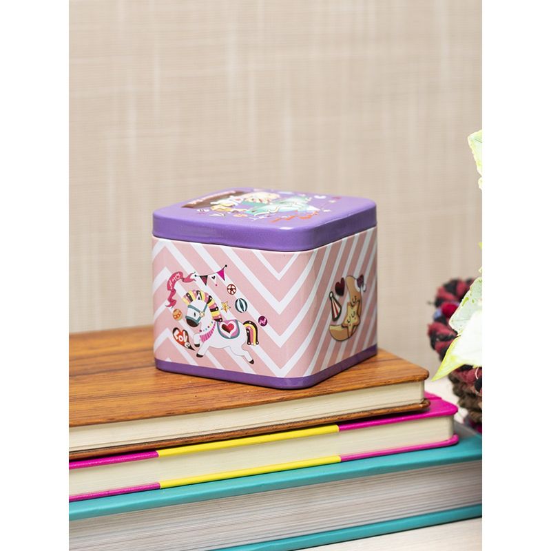 Buy Voncasa Home Tin Storage Box - Amusement Park Online