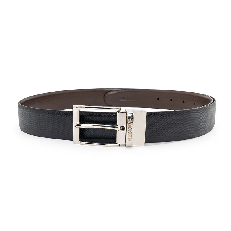 Red Tape Mens Black Brown Split Leather Belt: Buy Red Tape Mens Black ...