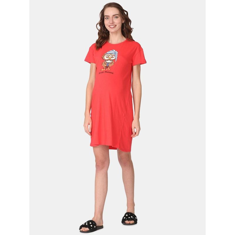 The Mom Store Sleepy Mumma Maternity T- Shirt Dress: Buy The Mom Store ...