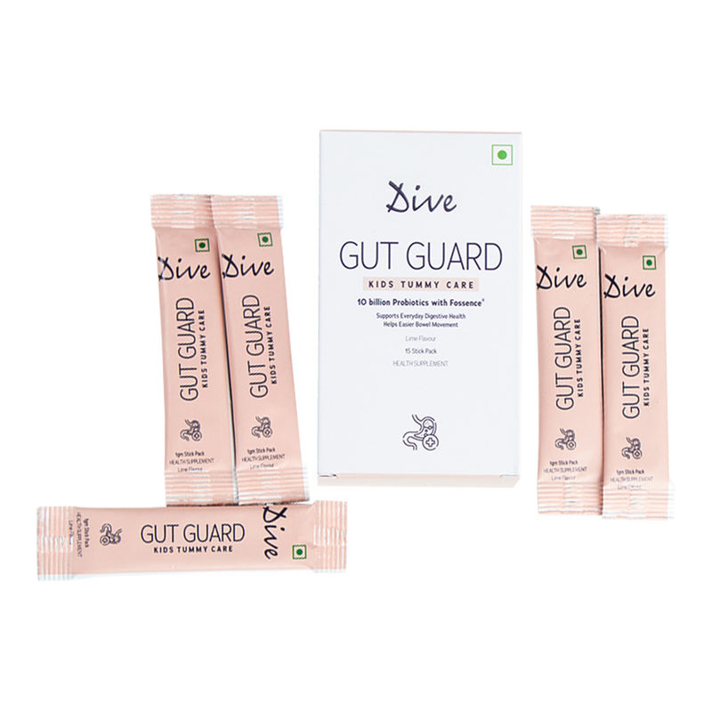 Buy DIVE Gut Guard Kids Tummy Care Powder - Lime Online