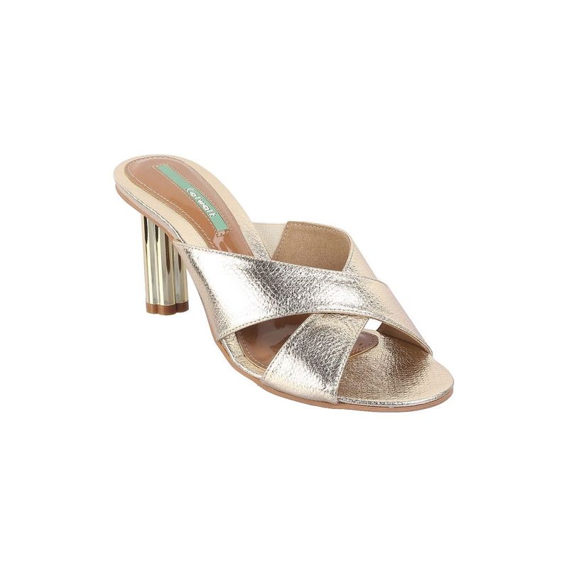 Buy CATWALK Metallic Criss Cross Heels Online