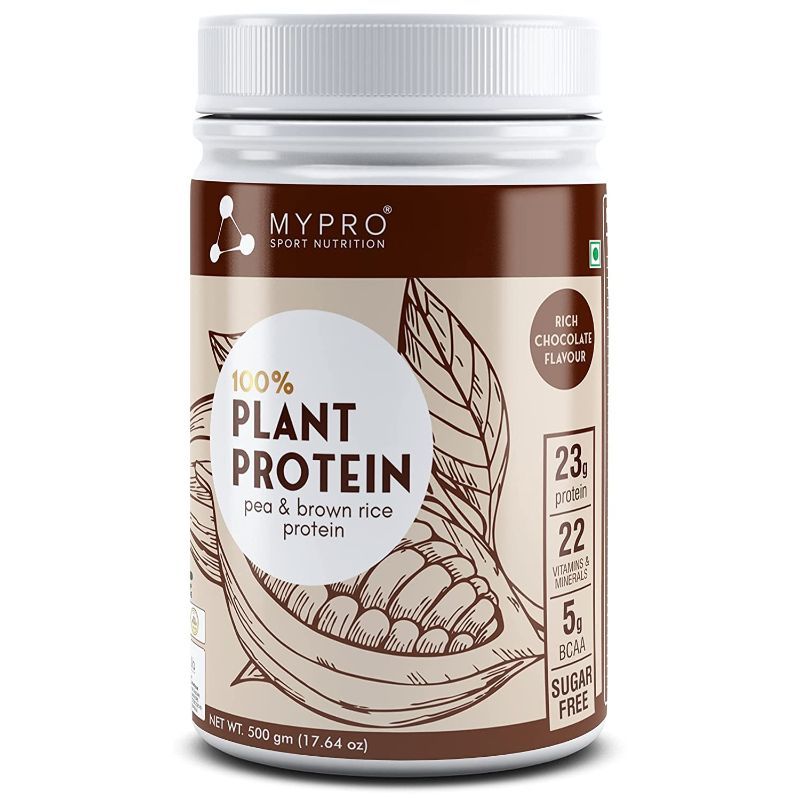 Buy MYPRO SPORT NUTRITION Plant Protein Powder Pea & Brown Rice Protein ...