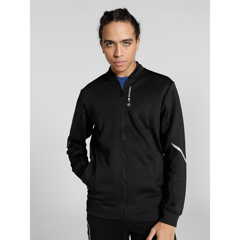 Buy Puma BMW Mms Spacer Men's Black Bomber Jacket Online