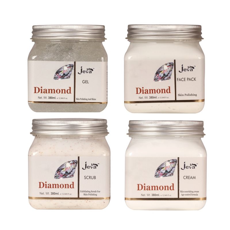 Buy Jeva Diamond Eco Facial Kit - Pack of 4 Online