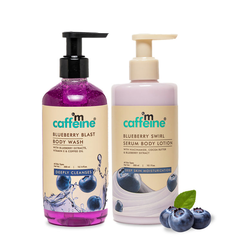 Buy MCaffeine Blueberry Body Wash + Lotion Online