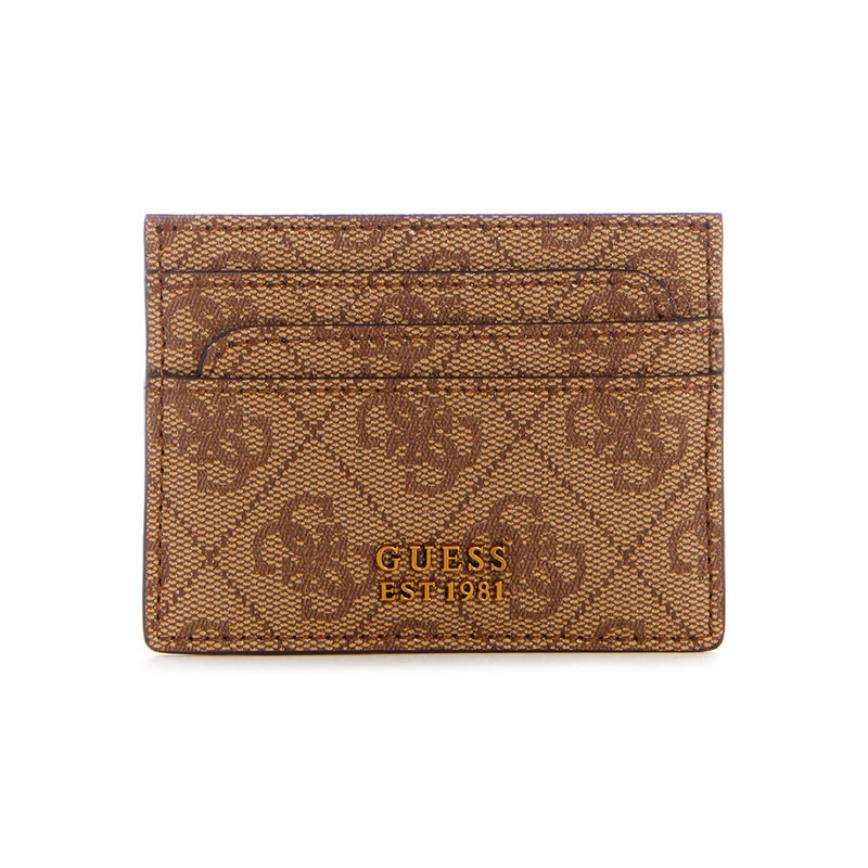 Buy Guess Women Beige Printed Card Holder Online