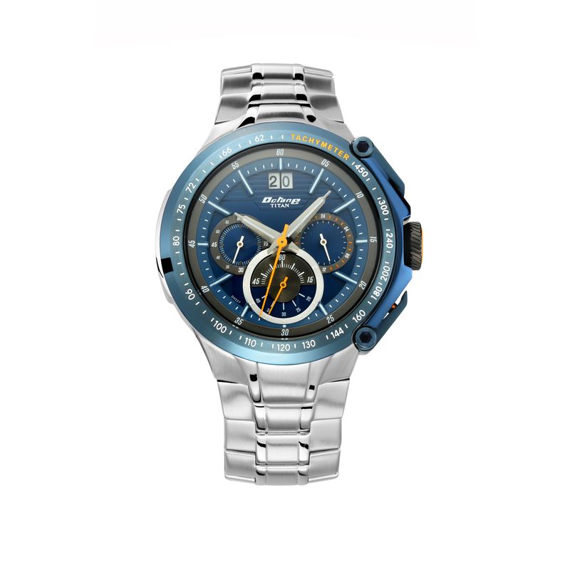 Buy Titan Octane Blue Chronograph Watch Online