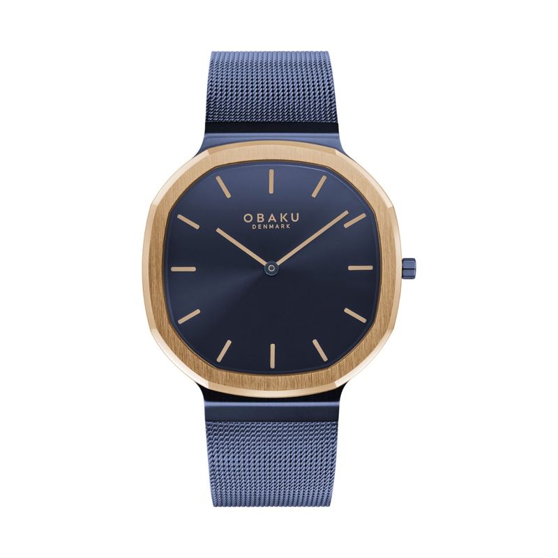 Buy Obaku Oktant Ocean Quartz Blue Octagon Dial Womens Watch ...