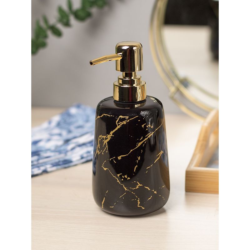 Buy Voncasa Ceramic Stone Finish Durable Handwash Bottle For Wash Basin ...