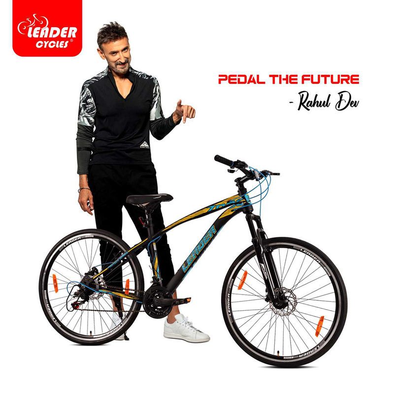 Buy Leader 700C 21Speed Hybrid City Cycle with Dual Disc Brake and ...