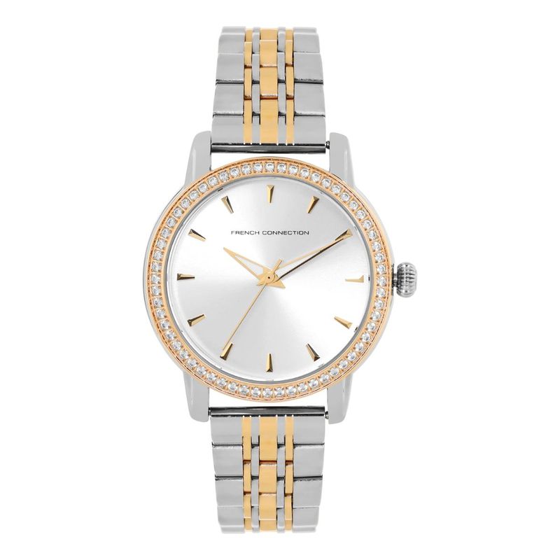 Buy French Connection Silver Analogue Watch For Women - FCP25TM Online
