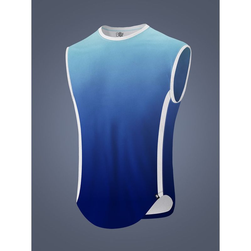 Buy The Souled Store Solid Bleeding Blue Vests Blue Blue Online