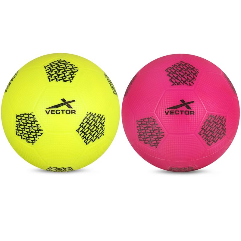 Buy Vector X Home Play Ball PVC Soft Kick Football Combo Balls for Kids ...