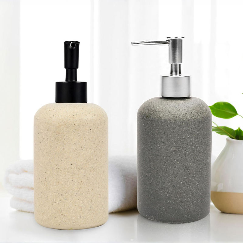 Buy Anko Set of 2 Soap Dispensers- Black & Grey Online
