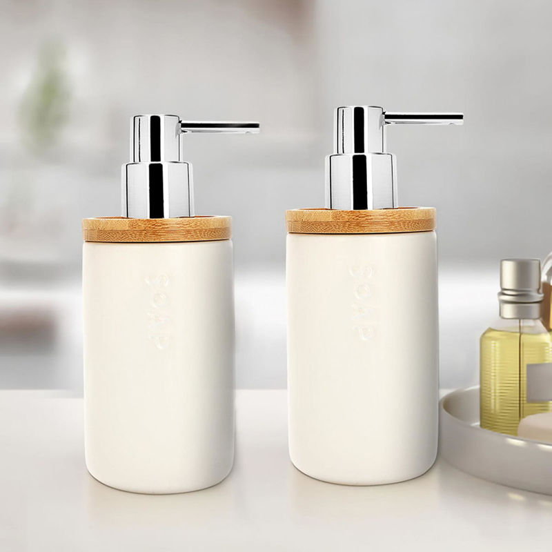 Buy Anko 2 White Soap Dispensers Online