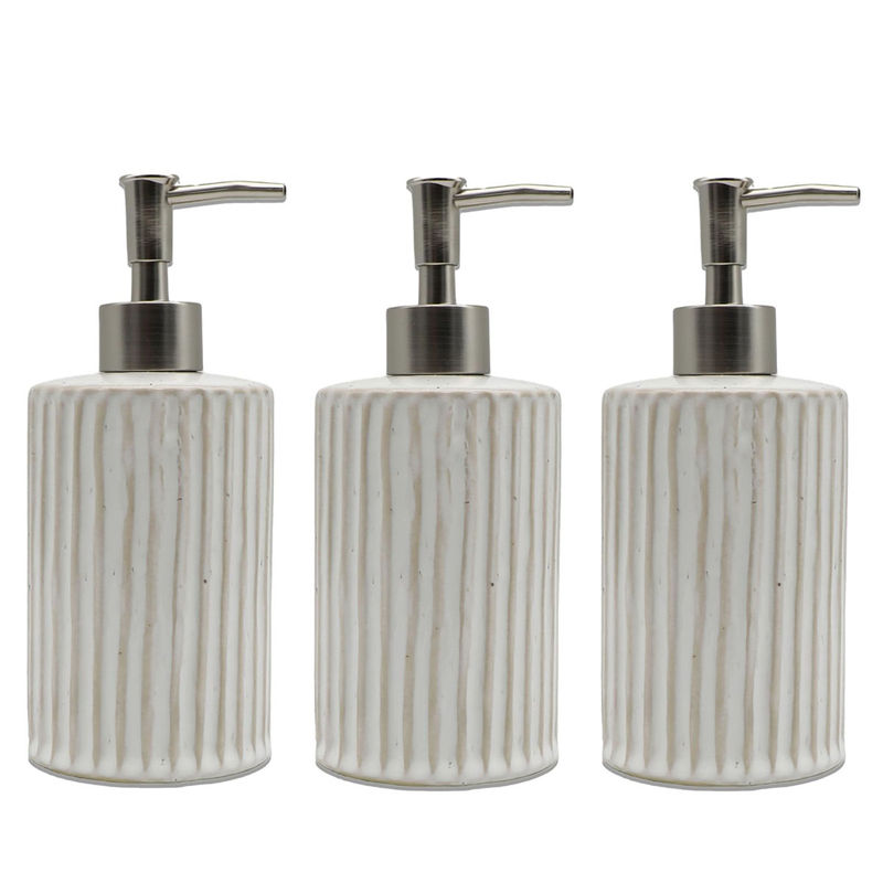 Buy Anko Pack of 3 Soap Dispensers- White Online